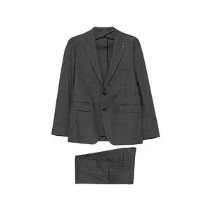 Tagliatore Grey Suits Single Breasted Suits - Gray