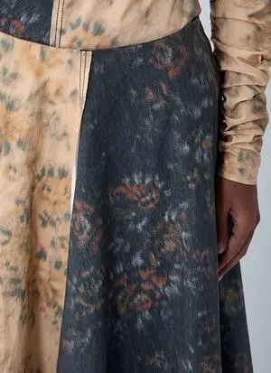 GANNI Midi Circle Skirt