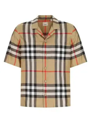 Burberry Embroidered Silk Shirt - Multicolor
