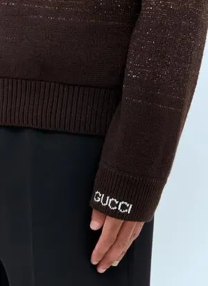 Gucci Sequin Crewneck Sweater