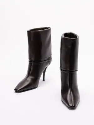 Saint Laurent Niki Boots In Lambskin - Multicolor