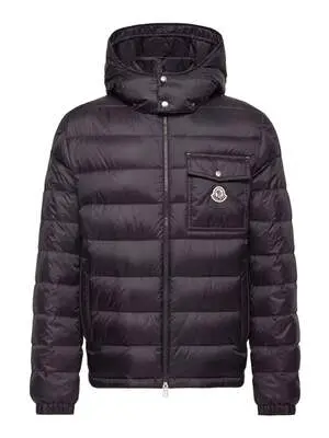 Moncler Piumino Corto Verith Con Cappuccio - Brown