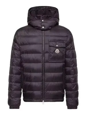 Moncler Piumino Corto Verith Con Cappuccio - Brown