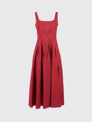 Max Mara Cotton Midi Dress - Red
