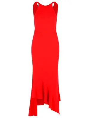 Andamane Carmen' Polyester Dress - Red
