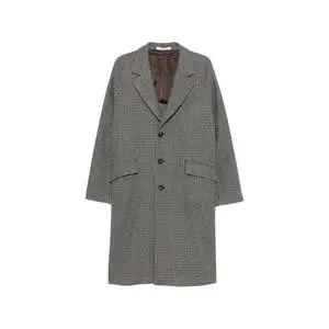Tagliatore Grey Coats Single Breasted Coats - Gray