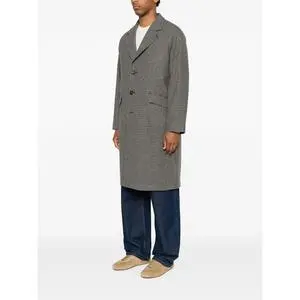 Tagliatore Grey Coats Single Breasted Coats