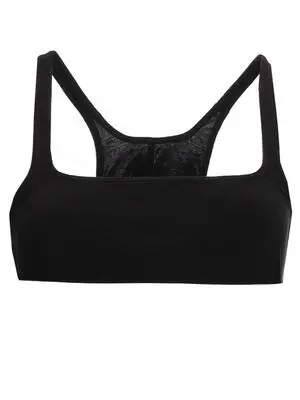 Rick Owens Cotton Crop Top - Black