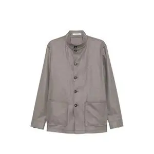 Tagliatore Grey Jackets Shirt Jackets - Gray