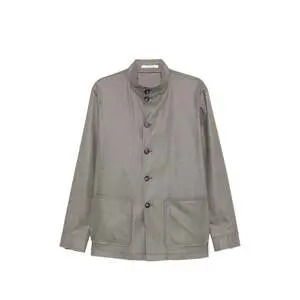 Tagliatore Twill Weave Shirt Jacket - Gray