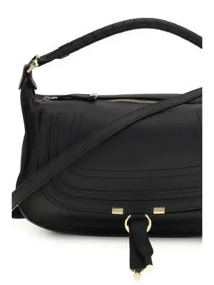 Chloé Marcie Small Shoulder Bag - Black