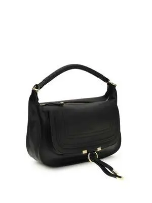 Chloé Marcie Small Shoulder Bag - Black