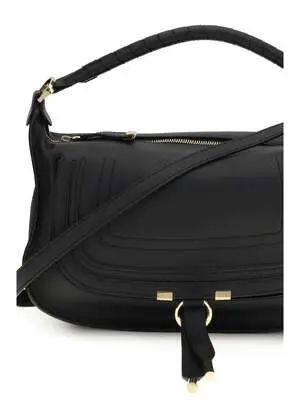 Chloé Marcie Small Shoulder Bag - Black