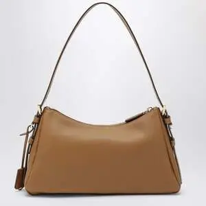 Prada Medium Caramel Aimee Bag In Leather