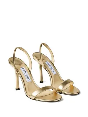 JIMMY CHOO Jenn Leather Sandals - Multicolor