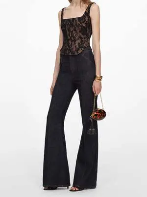 SELF-PORTRAIT Lace Corset Top