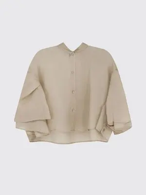 Max Mara Silk Cape Blouse