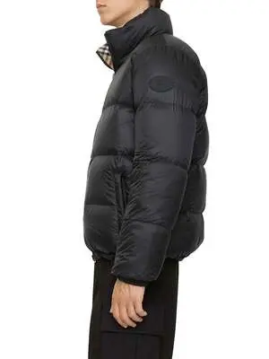 Burberry Snowdon Check Reversible Down Jacket
