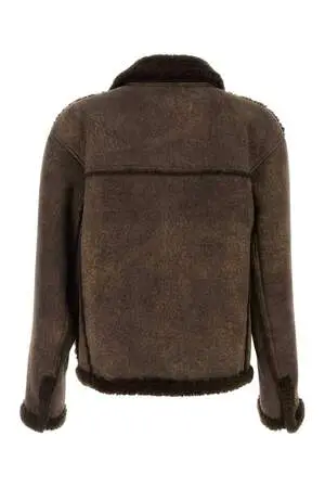 Giorgio Armani Chocolate Shearling Jacket