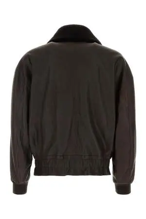 Giorgio Armani Dark Leather Jacket