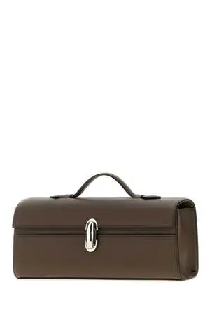 Savette Mud Leather Slim Symmetry Handbag