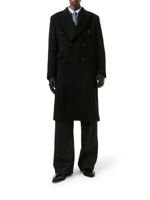 Our Legacy Whale Double-breasted Mohair Wool Coat