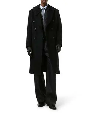 Our Legacy Whale Double-breasted Mohair Wool Coat