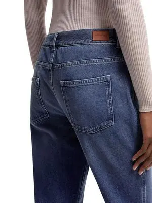 Moncler Wide Leg Denim Jeans - Blue