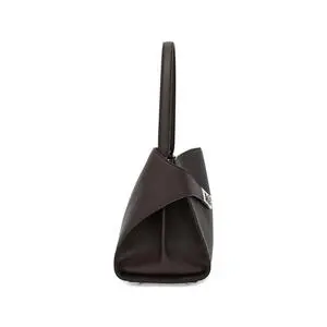 FERRAGAMO Soft Hug Calfskin Shoulder Bag - Brown