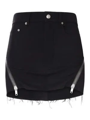 Rick Owens Banana Miniskirt - Black