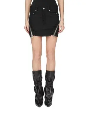 Rick Owens Banana Miniskirt - Black