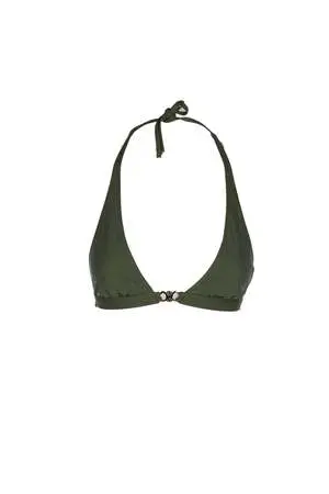 Celine Triangle Bikini Top - Multicolor