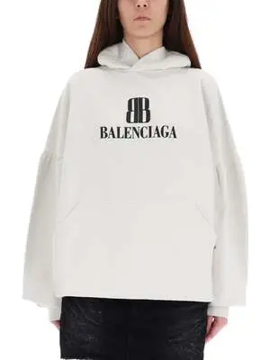 Balenciaga Cotton Sweatshirt - White