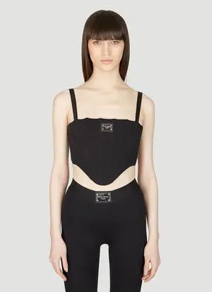 Dolce & Gabbana Logo Plaque Corset