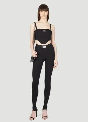 Dolce & Gabbana Logo Plaque Corset