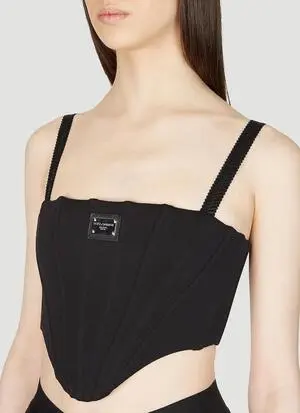 Dolce & Gabbana Logo Plaque Corset