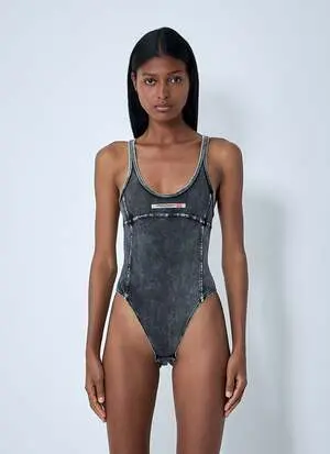 DIESEL® Phoebe-dnm Bodysuit - Black