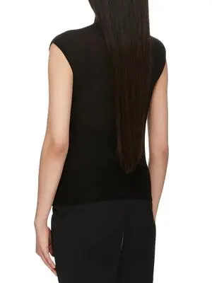 Rick Owens Turtle Knitted Top - Black