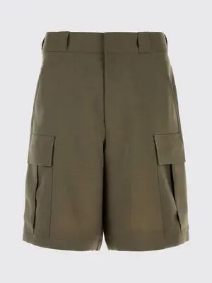 Prada Mohair Blend Cargo Bermuda Shorts - Green