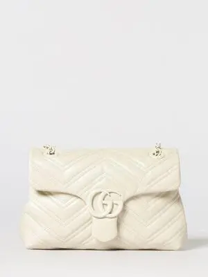 Gucci Gg Marmont Small Shoulder Bag - Cream