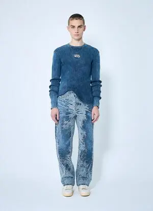 DIESEL® K-darin-d Cotton Sweater - Blue