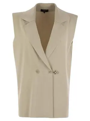FAY Technical Viscose Knitted Vest