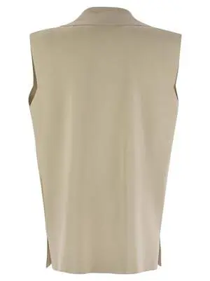 FAY Technical Viscose Knitted Vest