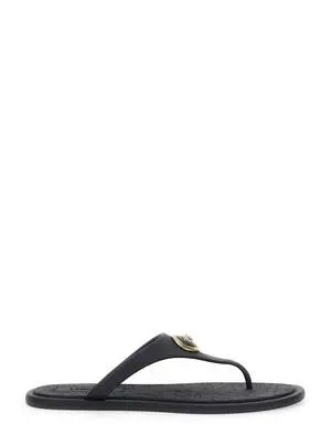 Versace Slides With Medusa Detail In Rubber - Black