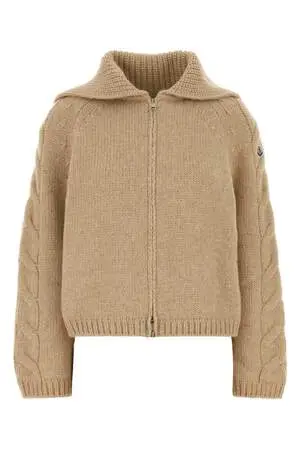 Moncler MONCLER Alpaca Blend Cardigan Brown