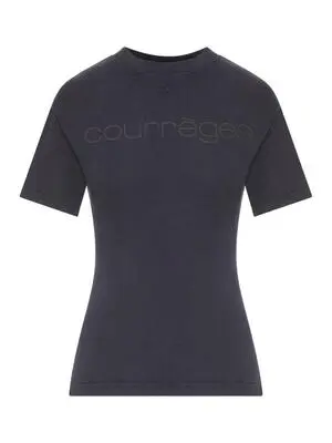 COURREGES Waisted Printed T-shirt