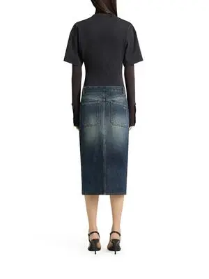 COURREGES Waisted Printed T-shirt