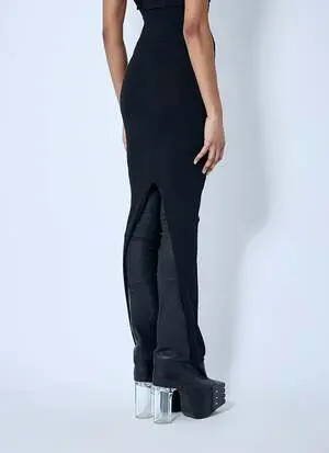 Rick Owens Wool Knit Maxi Skirt