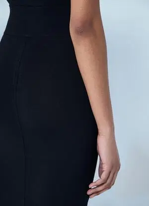 Rick Owens Wool Knit Maxi Skirt