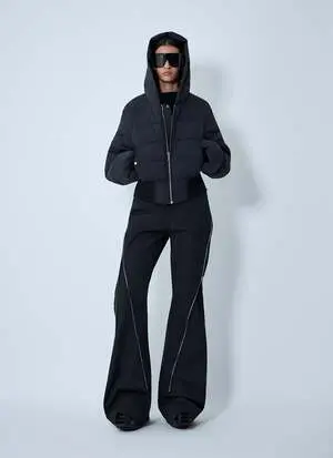 Rick Owens Hooded Down Jacket - Black